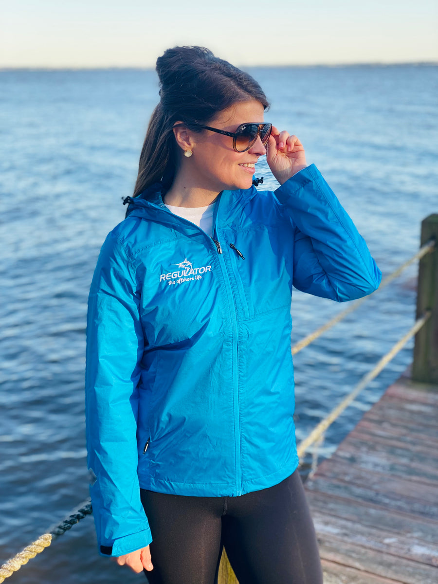 Women's Regulator Marine Stormtech Rain Jacket | Electric Blue ...