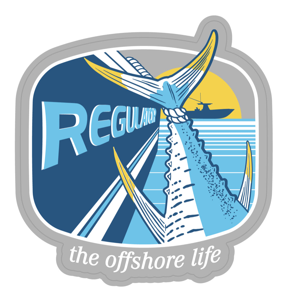 Regulator “Tuna Catch” Sticker – Regulator Marine Gear Store